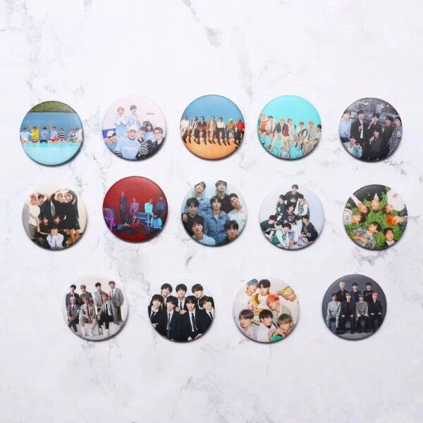 Buy Bangtan Boys Badge Pins For Backpacks Onlind | KpopHeart